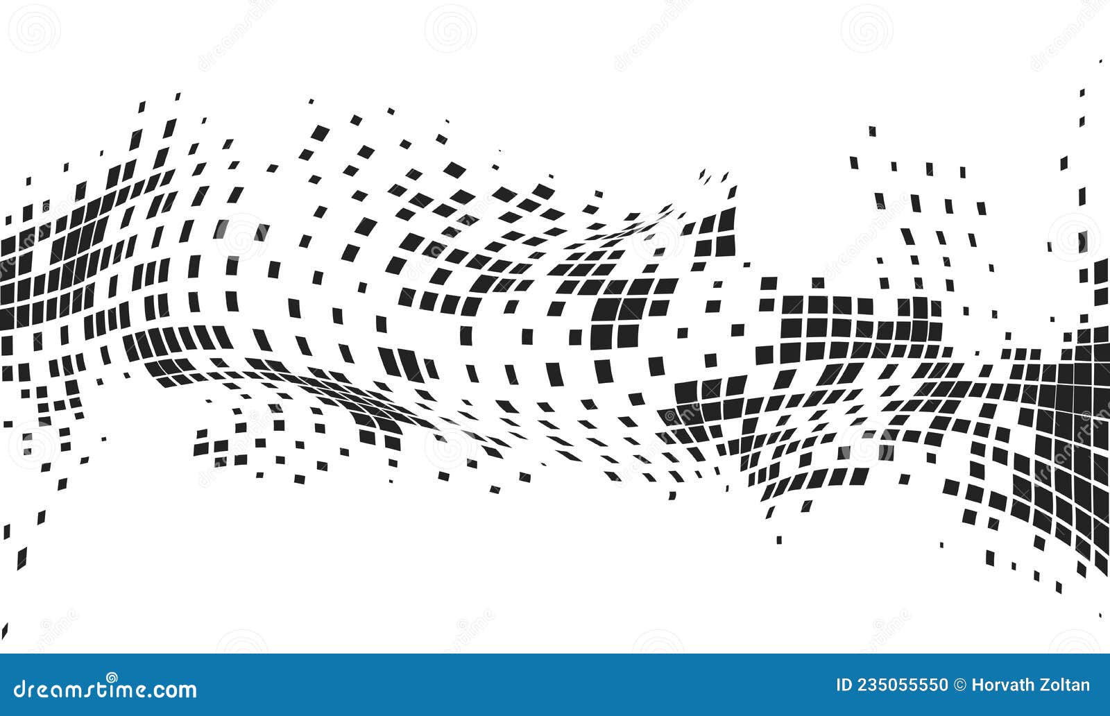 Dynamic Pixel Abstract Background with Pulsating and Waving Pixels ...