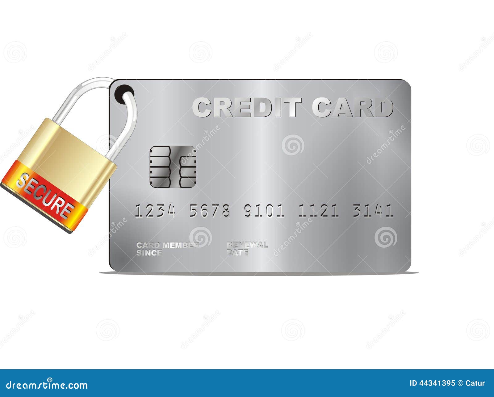 Vector Credit Card Security Stock Vector - Illustration of ecommerce ...