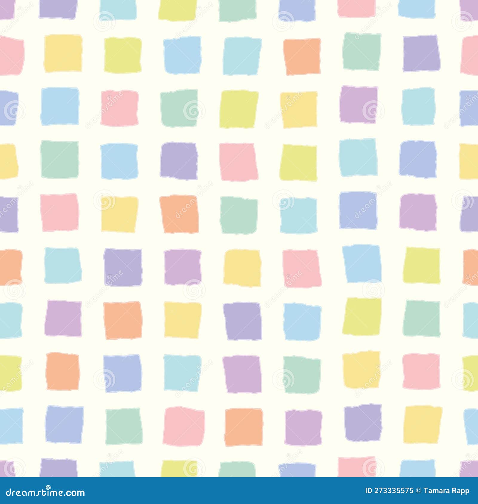 Vector Creme Seamless Pattern Background: Basic Mosaic. Stock Vector ...