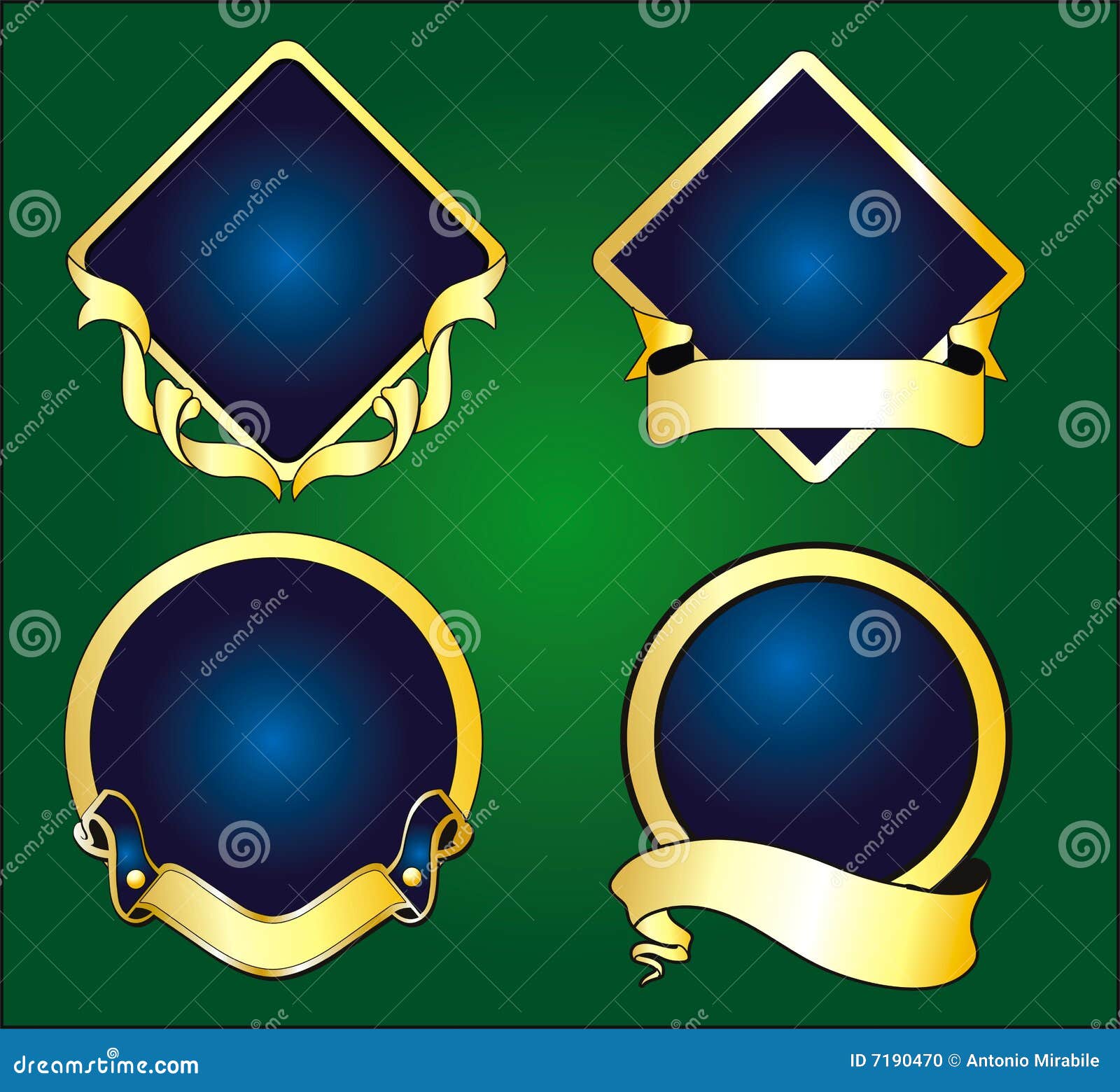 Vector crest stock vector. Illustration of packaging, frame - 7190470