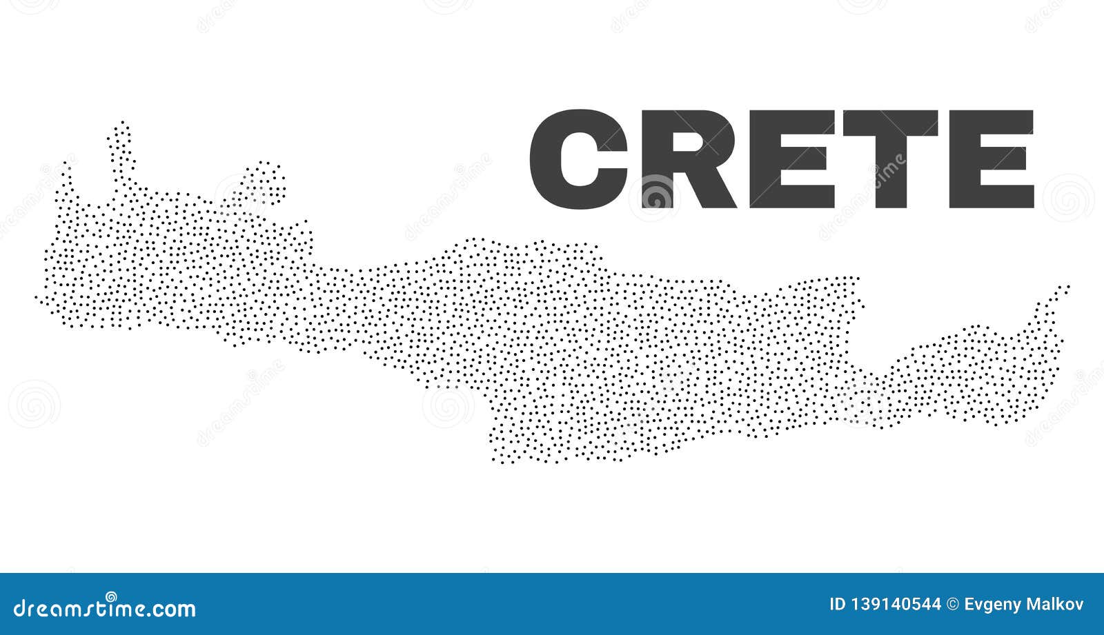 Vector Crete Map of Dots stock vector. Illustration of regional - 139140544