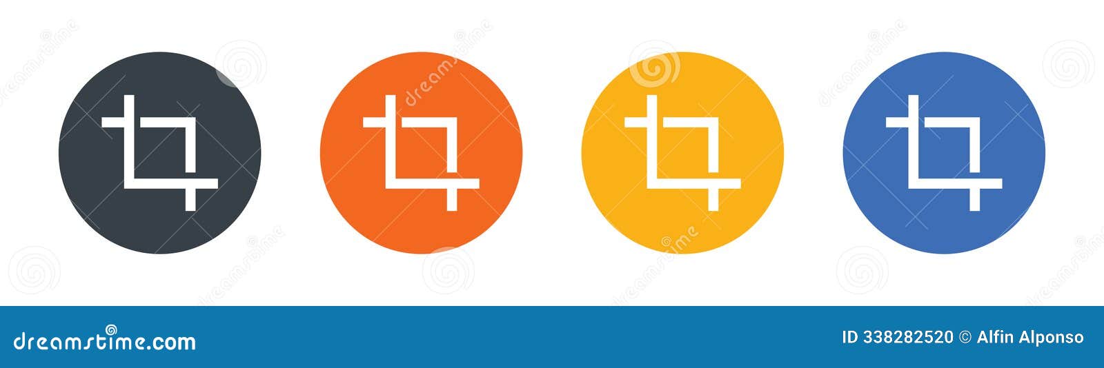 Vector Crop Icon Symbols Black And White | CartoonDealer.com #338282513