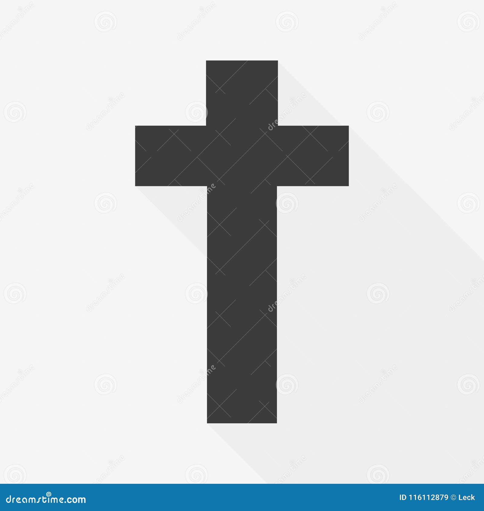 Vector cross icon stock vector. Illustration of black - 116112879