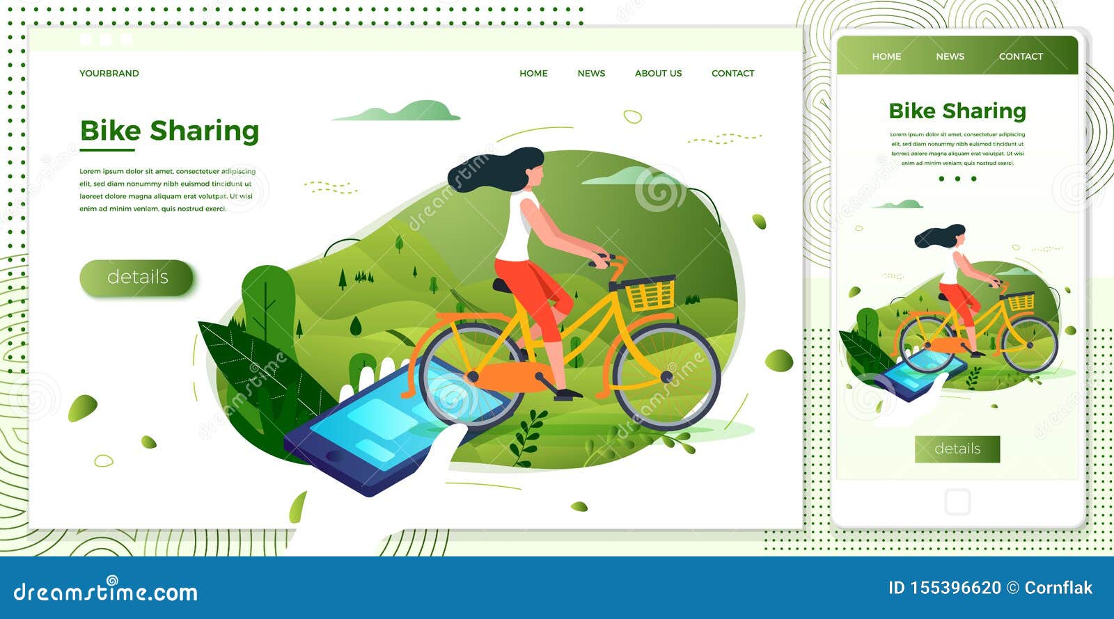 Vector Cross Platform Illustration Bicycle Riding Stock Vector ...