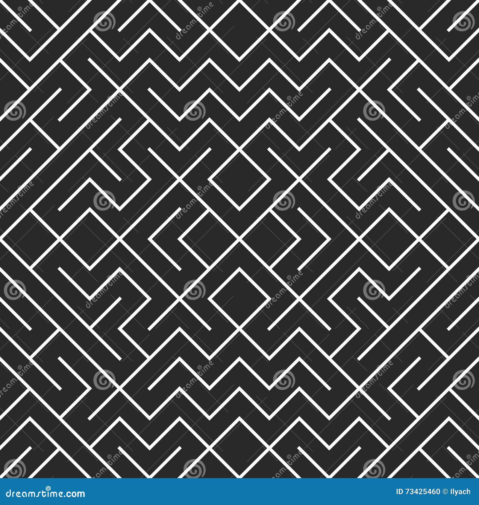 Vector Crossing Maze Straight Lines Pattern Background. Stock ...