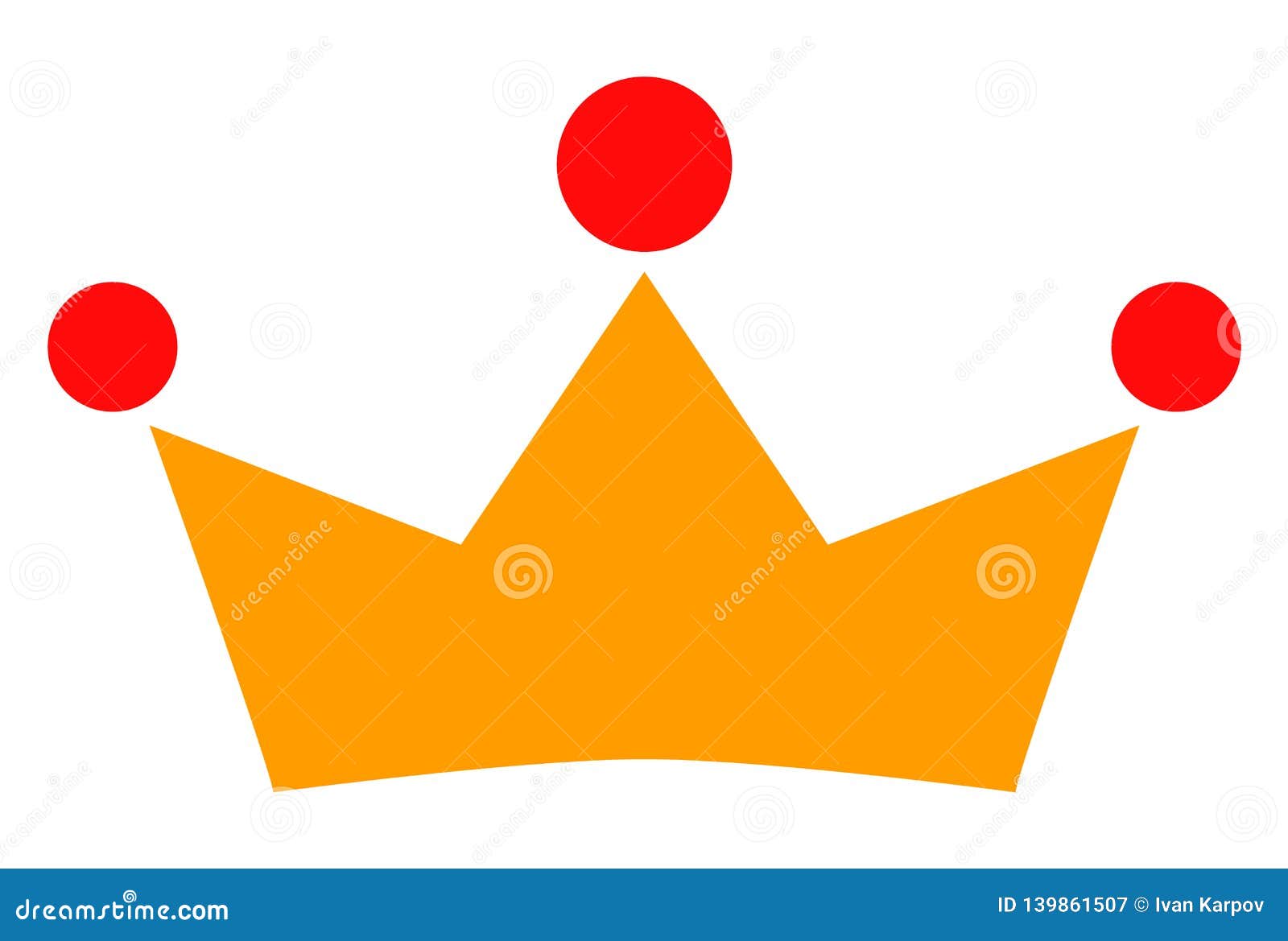 Vector Crown Icon stock vector. Illustration of crown - 139861507