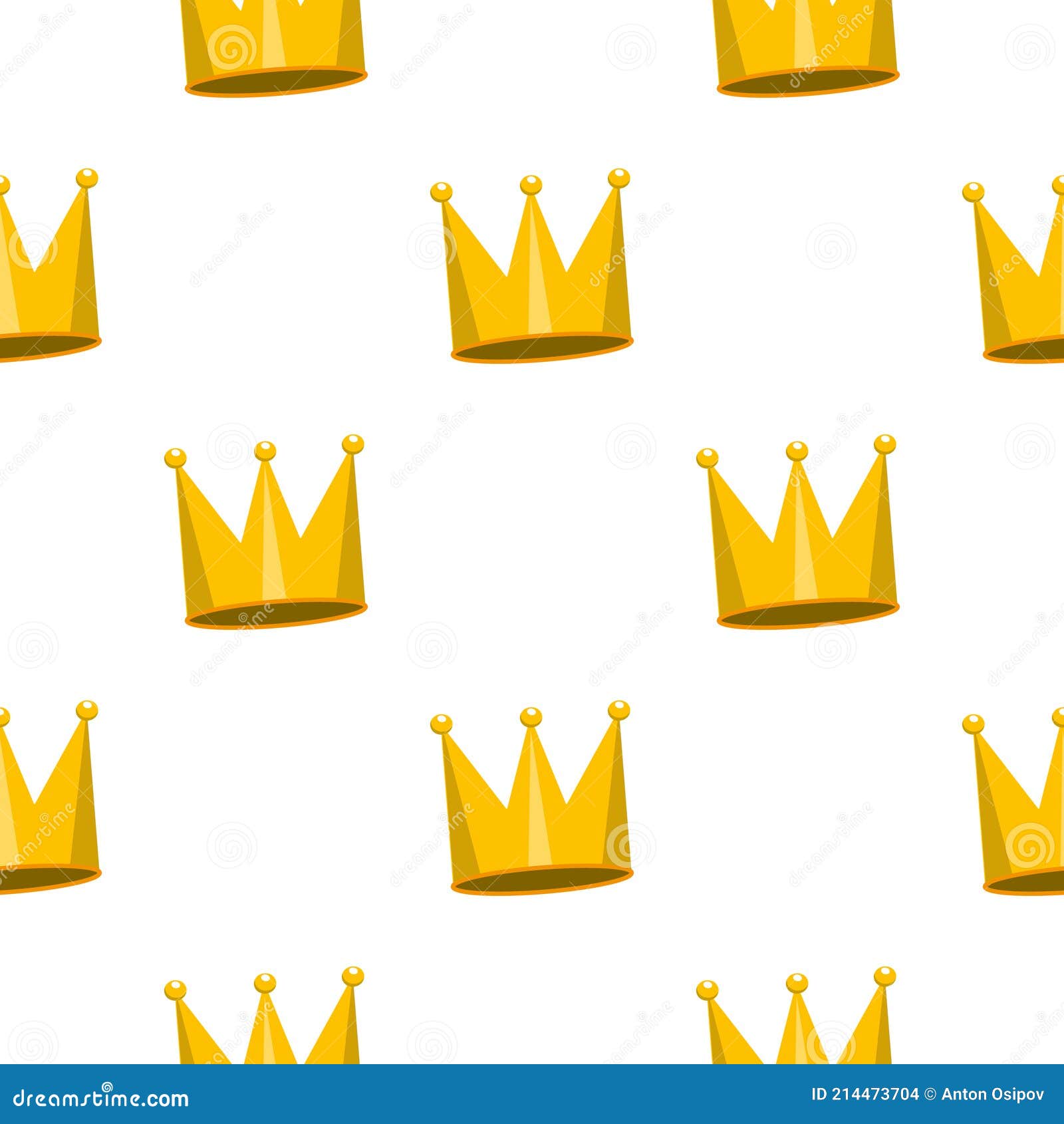 Vector Crown Pattern for Decoration for Decoration for Textile ...