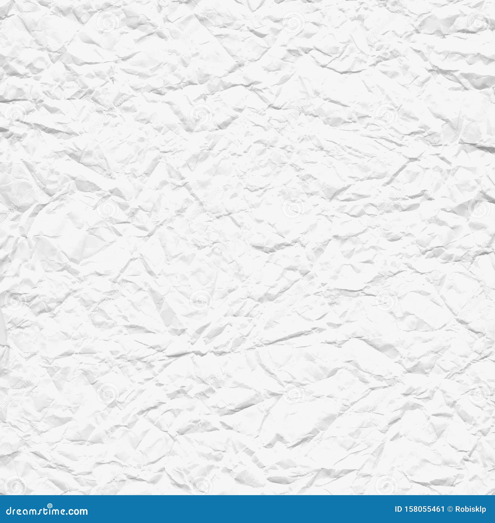 Crumpled White Paper Texture Stock Vector - Illustration of gold ...