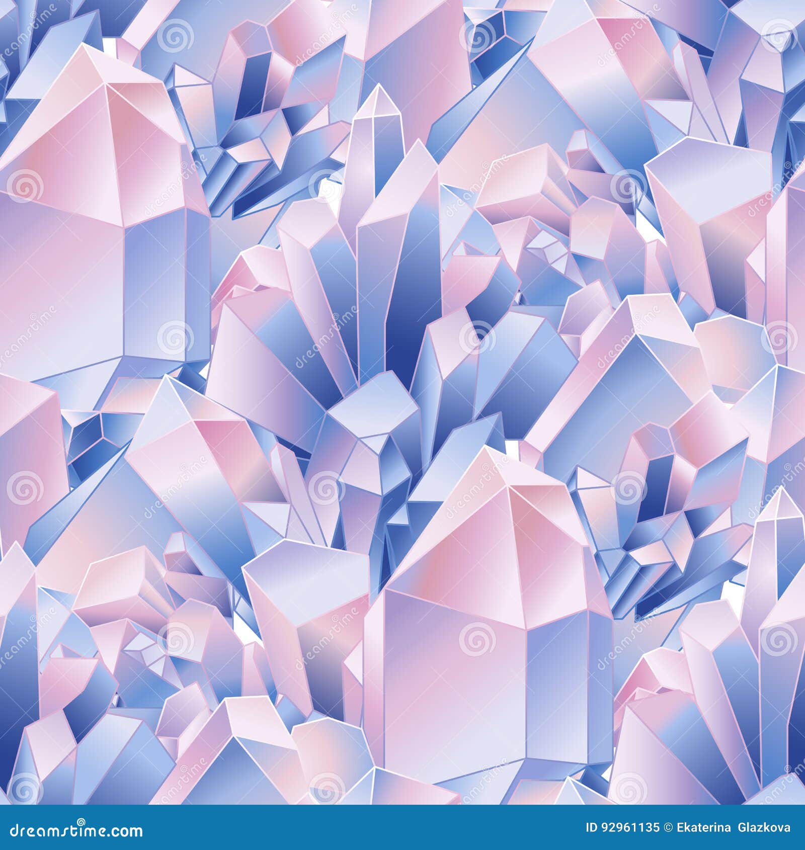 Vector crystals pattern stock vector. Illustration of background - 92961135