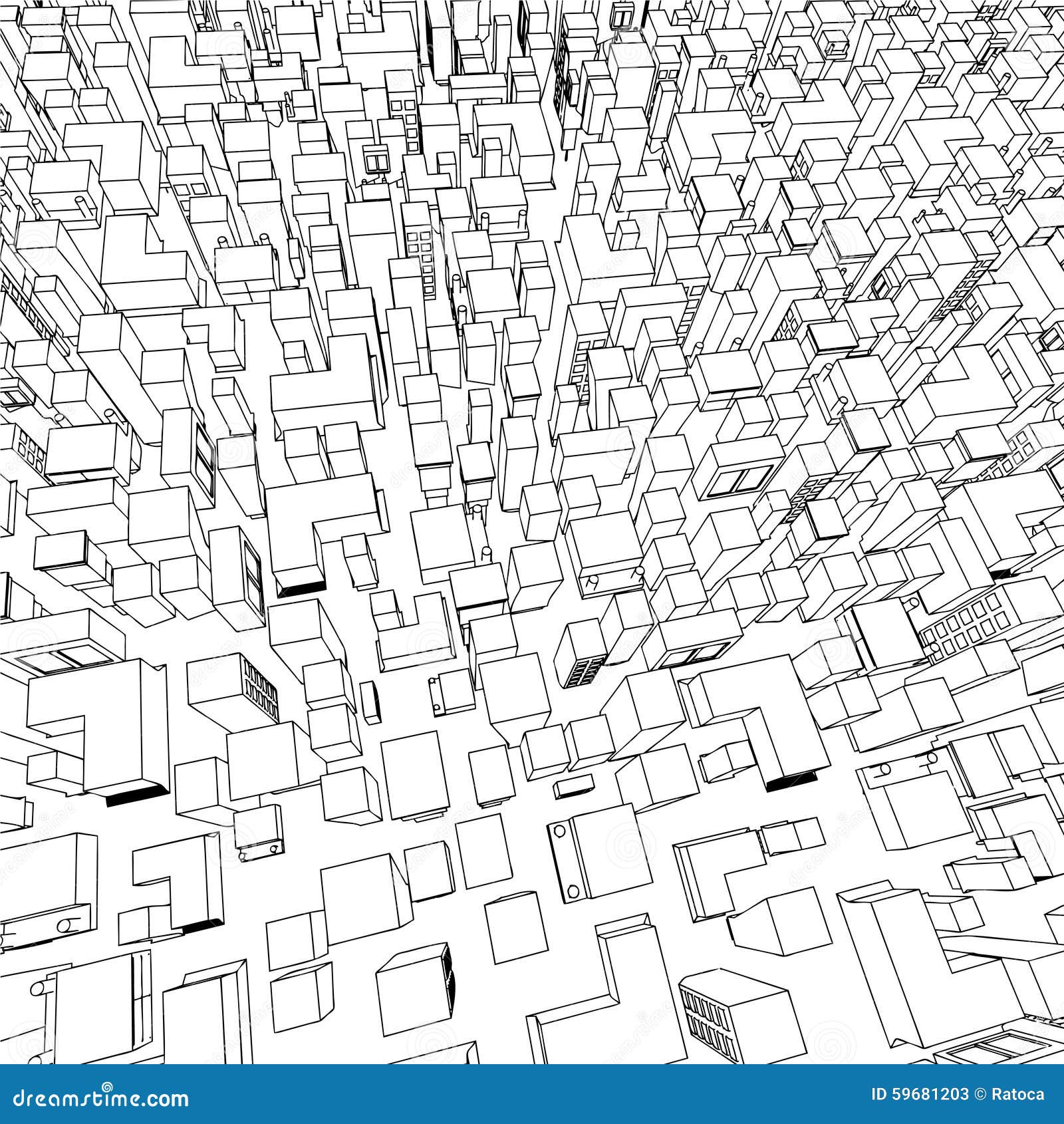 Vector cube figures stock vector. Illustration of geometry - 59681203