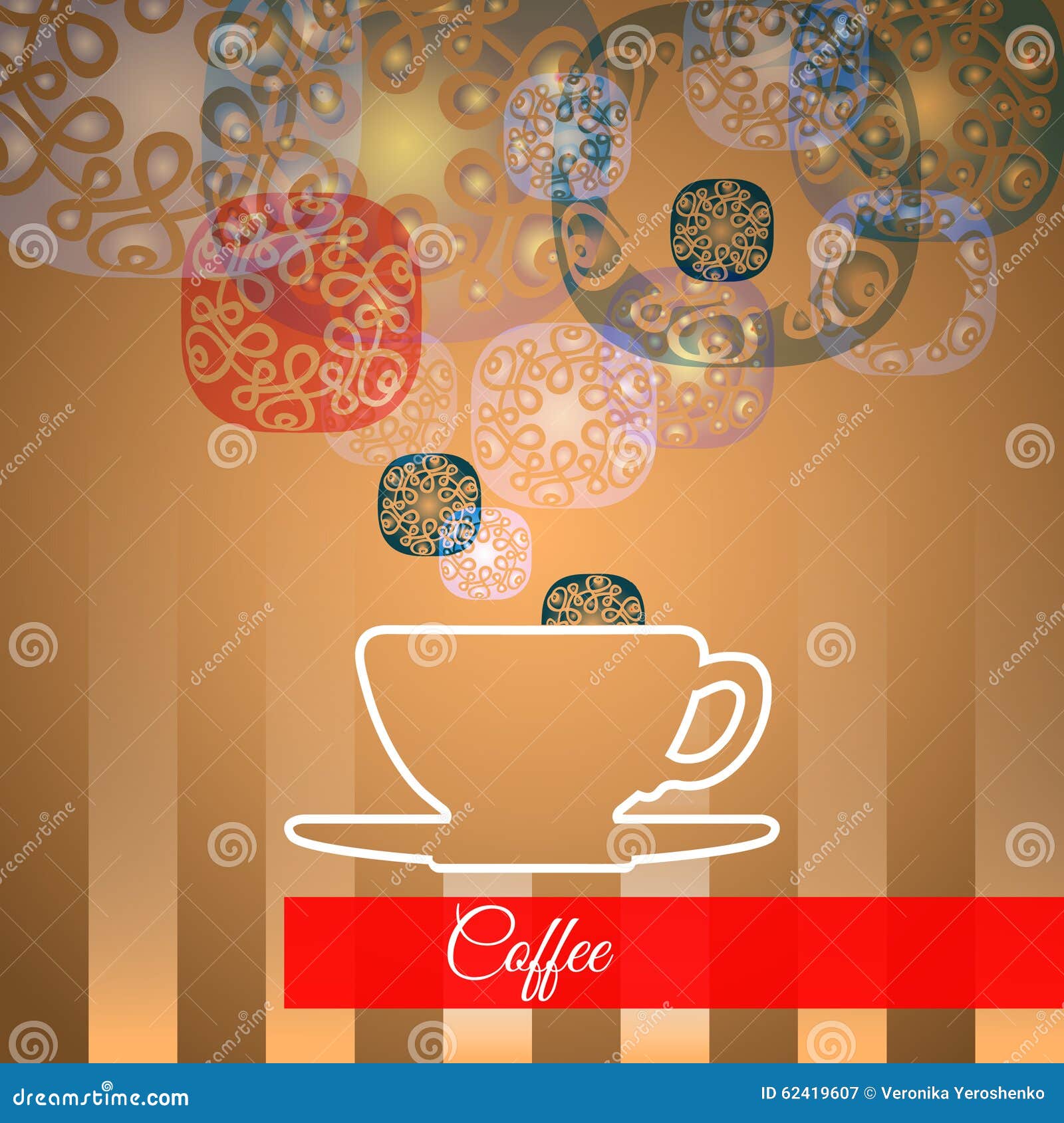 Vector Cup of Coffee with Smoke, Idea Concept Stock Vector ...