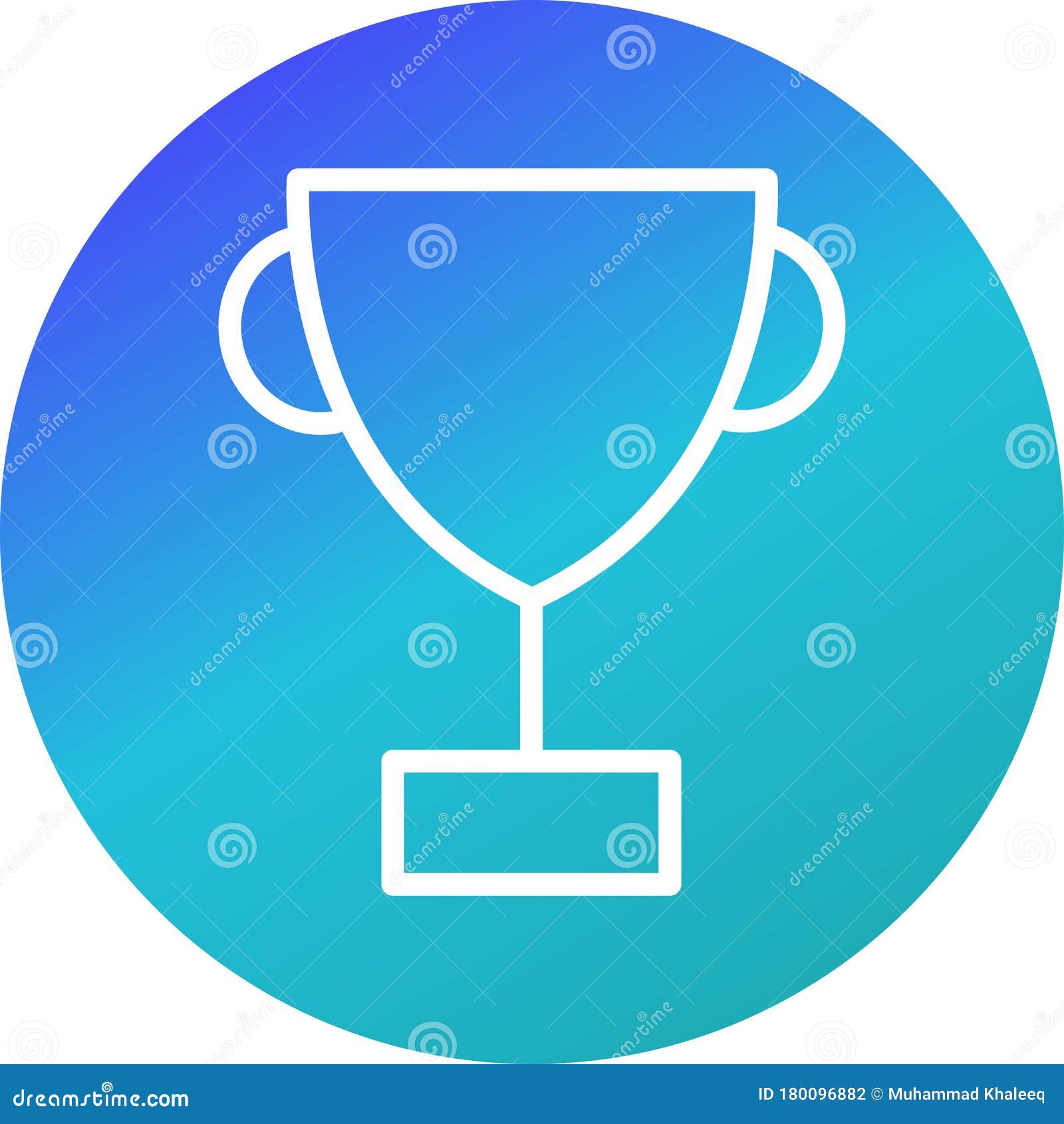 Vector Cup Icon for Personal and Commercial Use. Stock Illustration ...