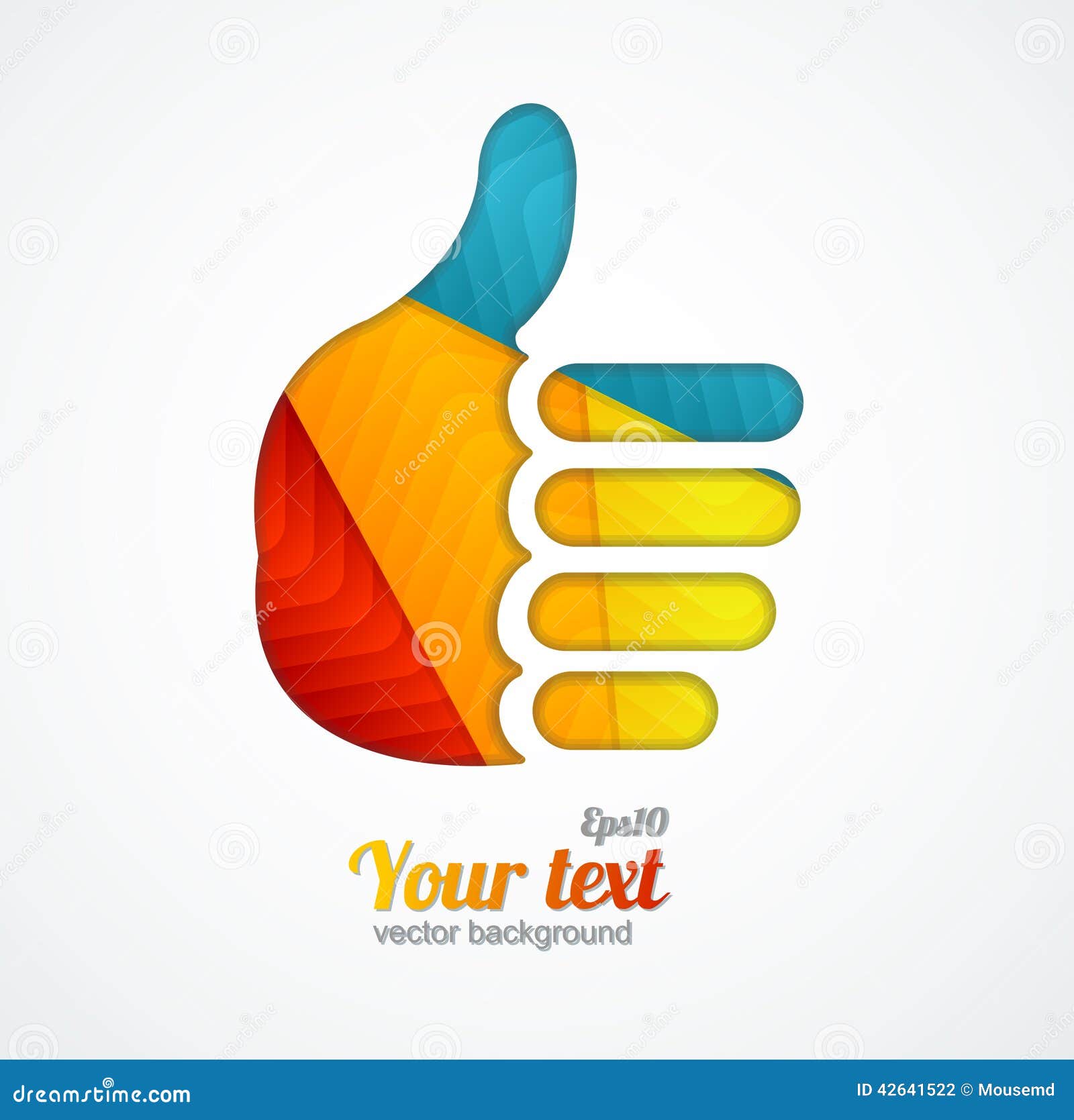 Vector Cursor Thumb Up Like Good Social Stock Vector - Illustration of ...
