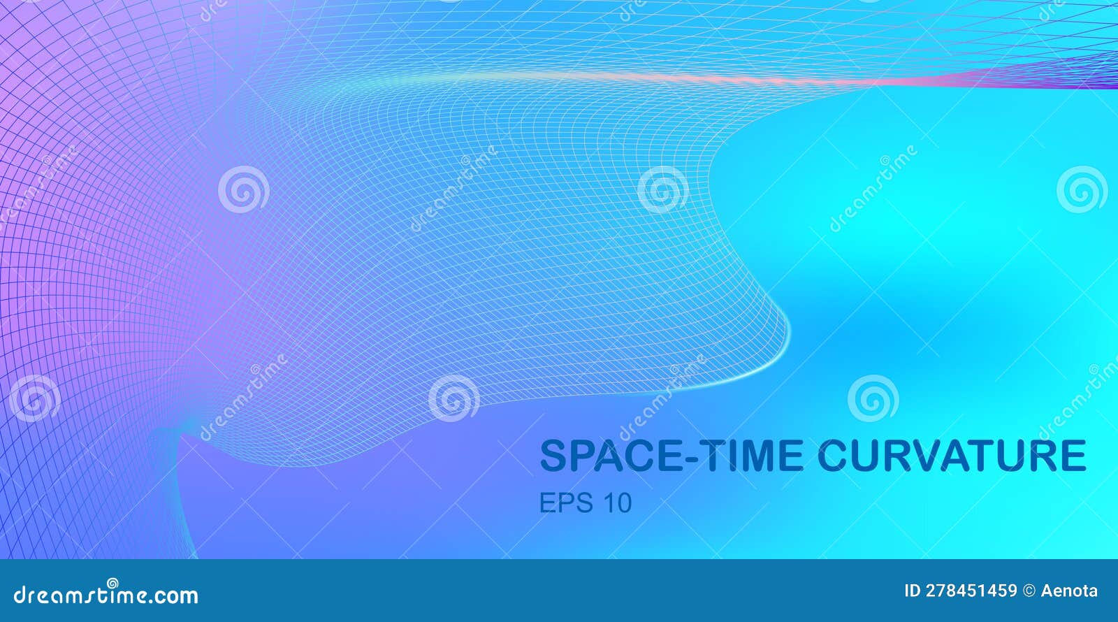 Vector Curvature Space-Time Concept Design Hi-Tech Futuristic Multiple ...