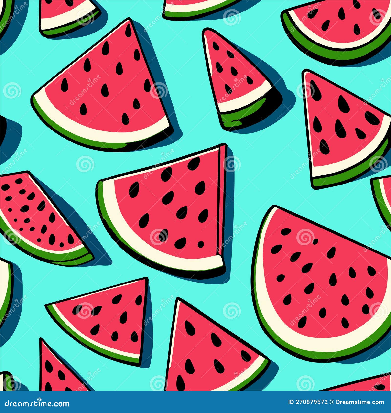 Comic Wrapping Patterns. Pop Art Geometric Square Frame With Color ...