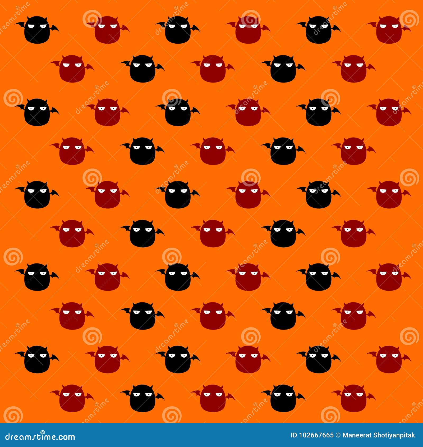 Vector Cute Devil Character Stock Vector - Illustration of weapon ...