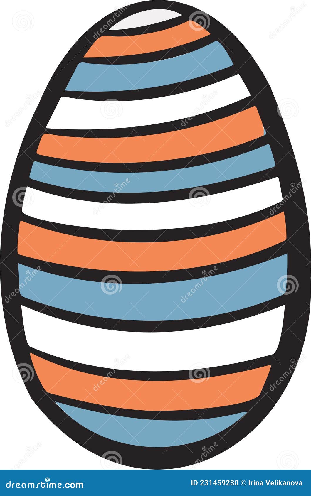 Vector Cute Eggs Symbol for Easter and Cartoon Stock Vector ...