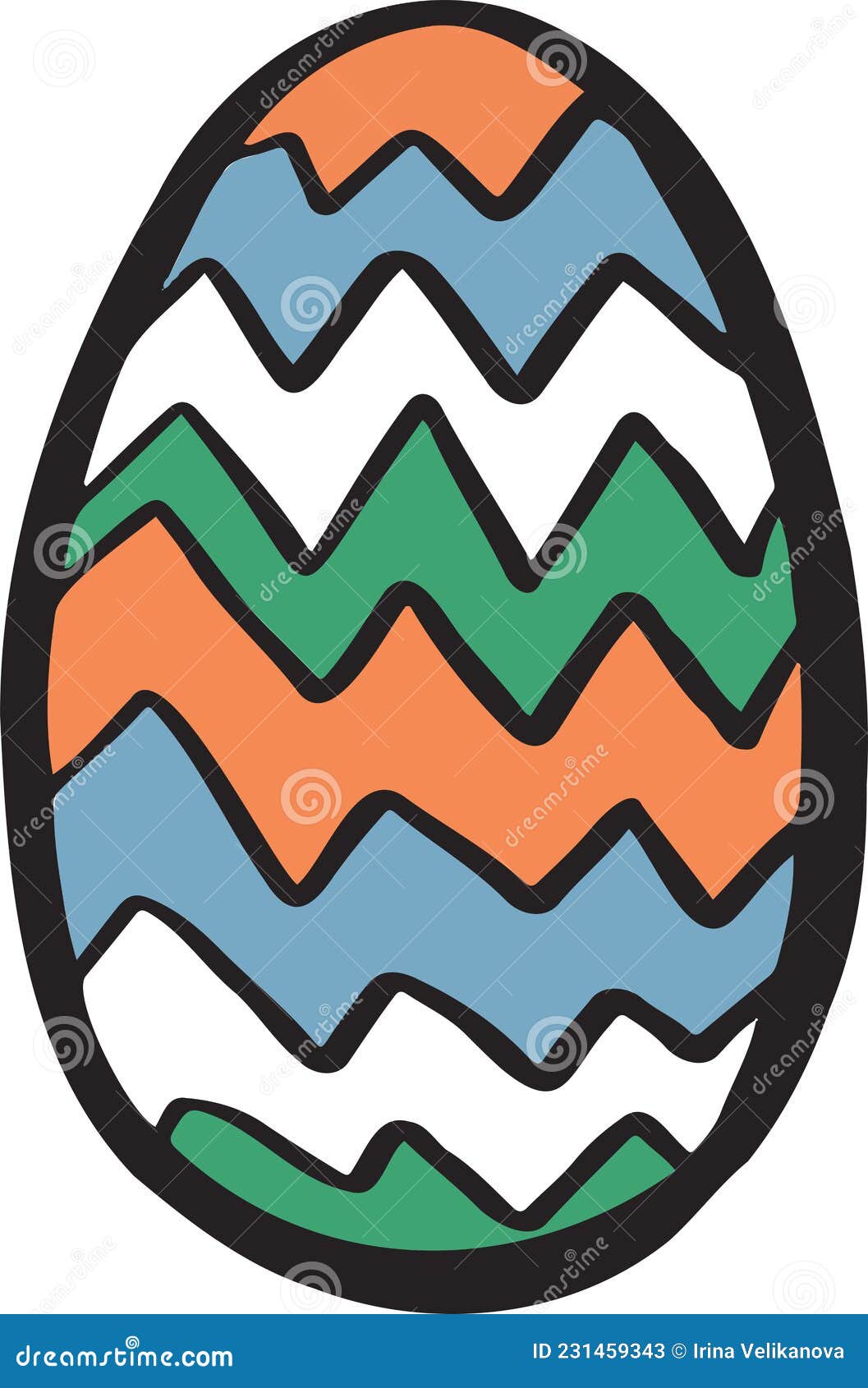 Vector Cute Eggs Symbol for Easter and Cartoon Stock Vector ...