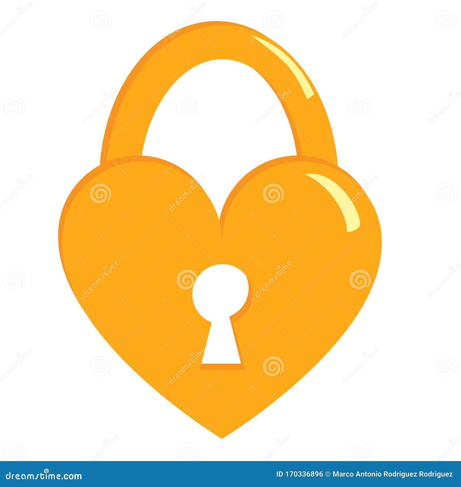 Vector Cute Kawaii Padlock Colorful Isolated Stock Illustration ...