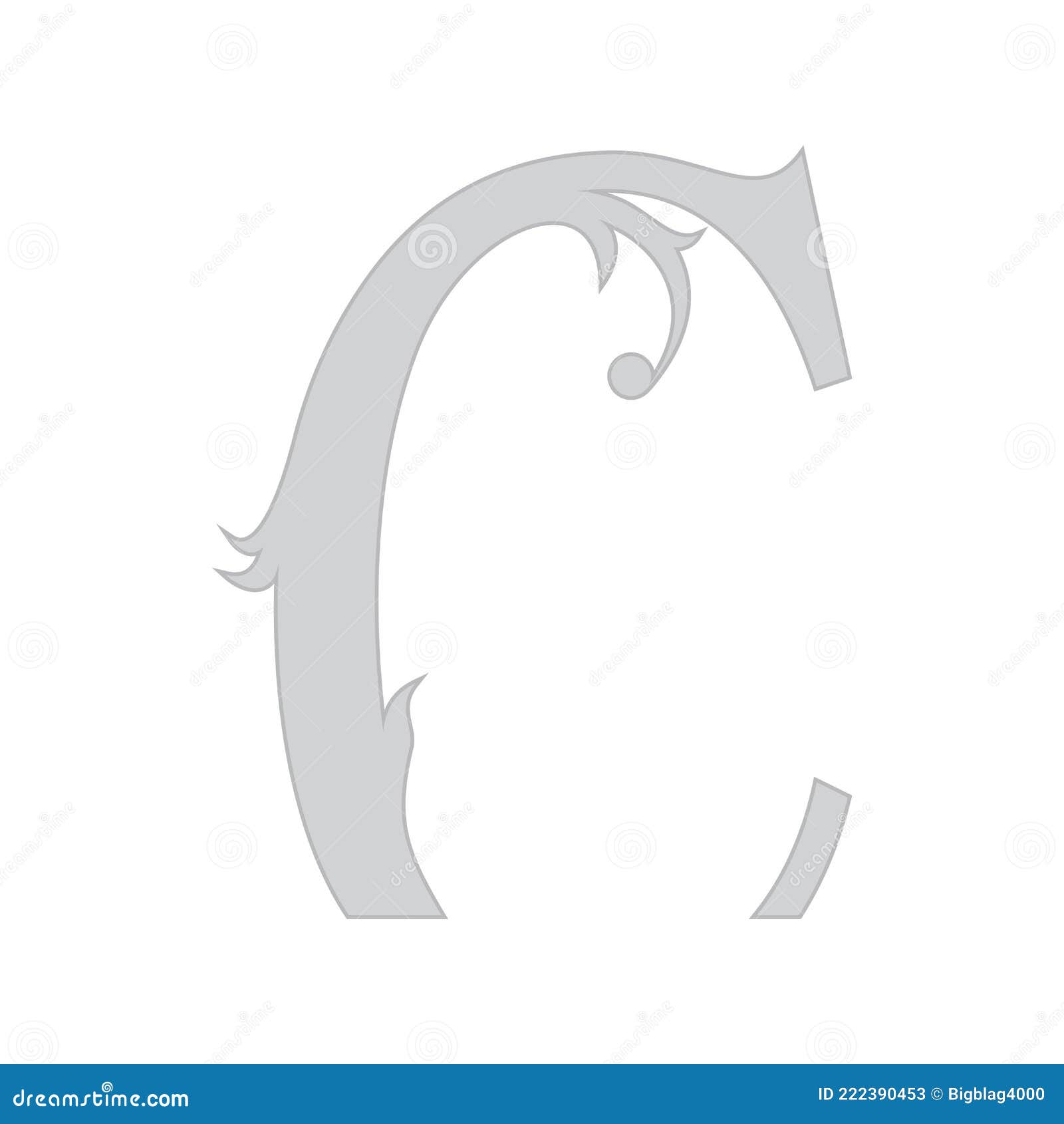 Vector Cutted Letter.Art Font. Stock Vector - Illustration of letter ...