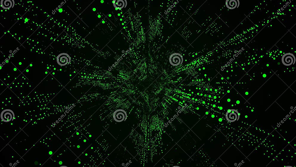 Vector Cyber Futuristic Speed Tunnel. Sci-fi Wormhole. Matrix Technology Decoder. Abstract 3D ...