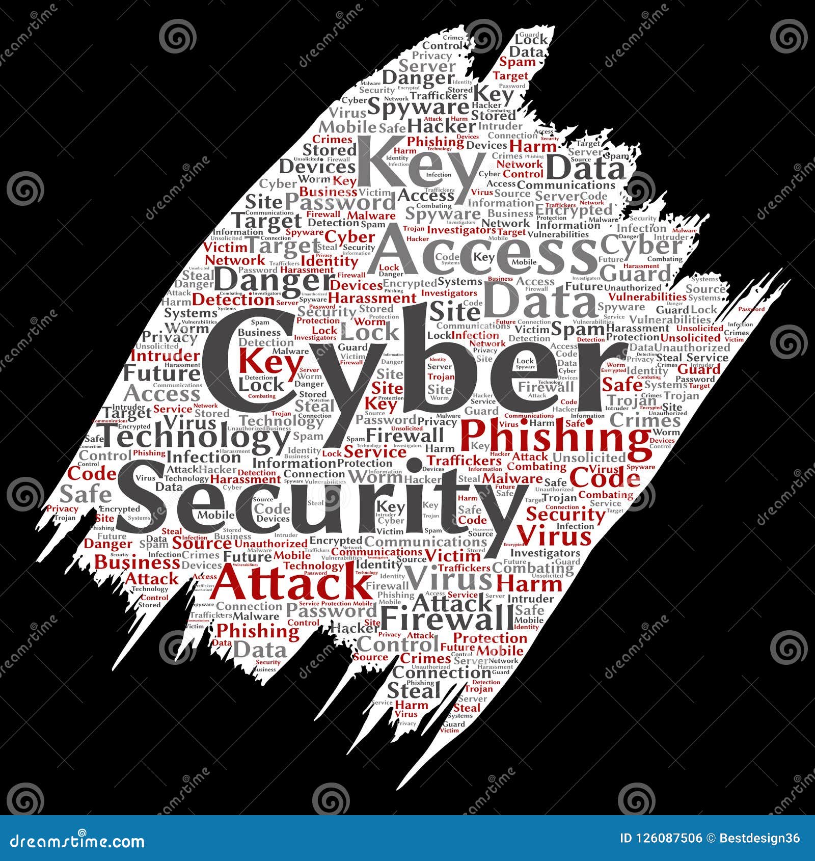 Vector Cyber Security Online Access Technology Stock Vector ...