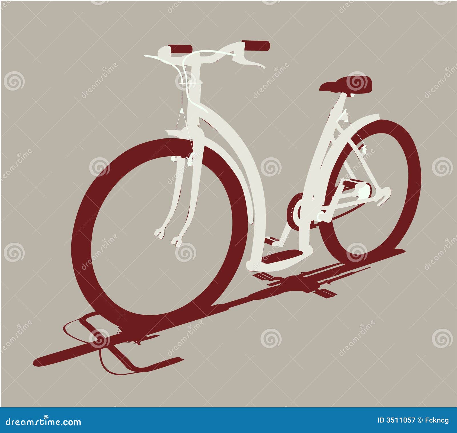 Vector cycle front view stock vector. Illustration of cycle - 3511057