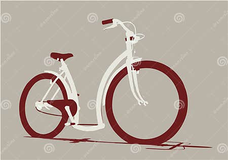 Vector cycle front view stock vector. Illustration of bike - 3511058