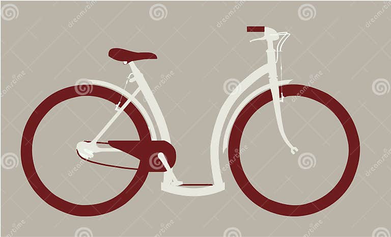 Vector cycle side view stock vector. Illustration of pedal - 3511064