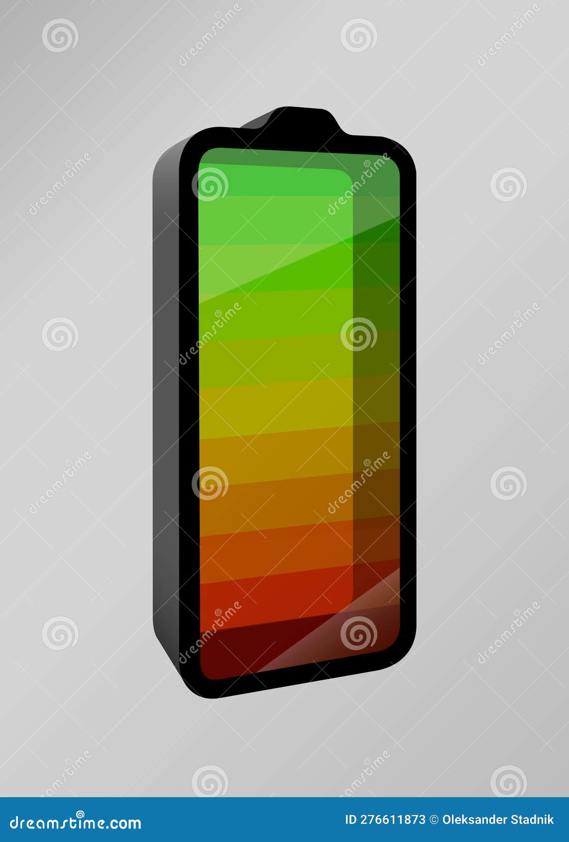 Full Indicator Battery Charge Stock Vector - Illustration of level ...