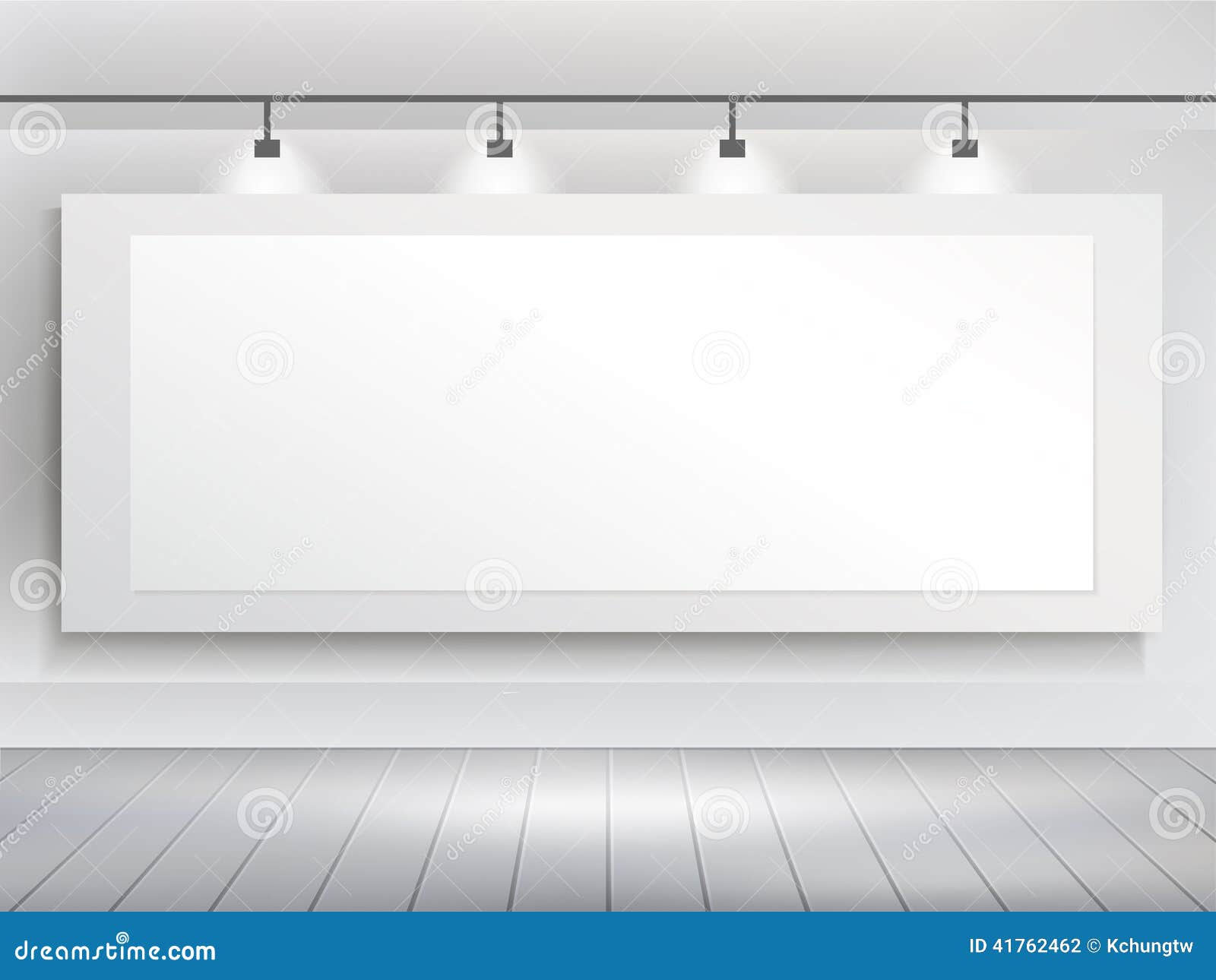Vector 3d Blank Billboard Template Stock Vector - Illustration of ...