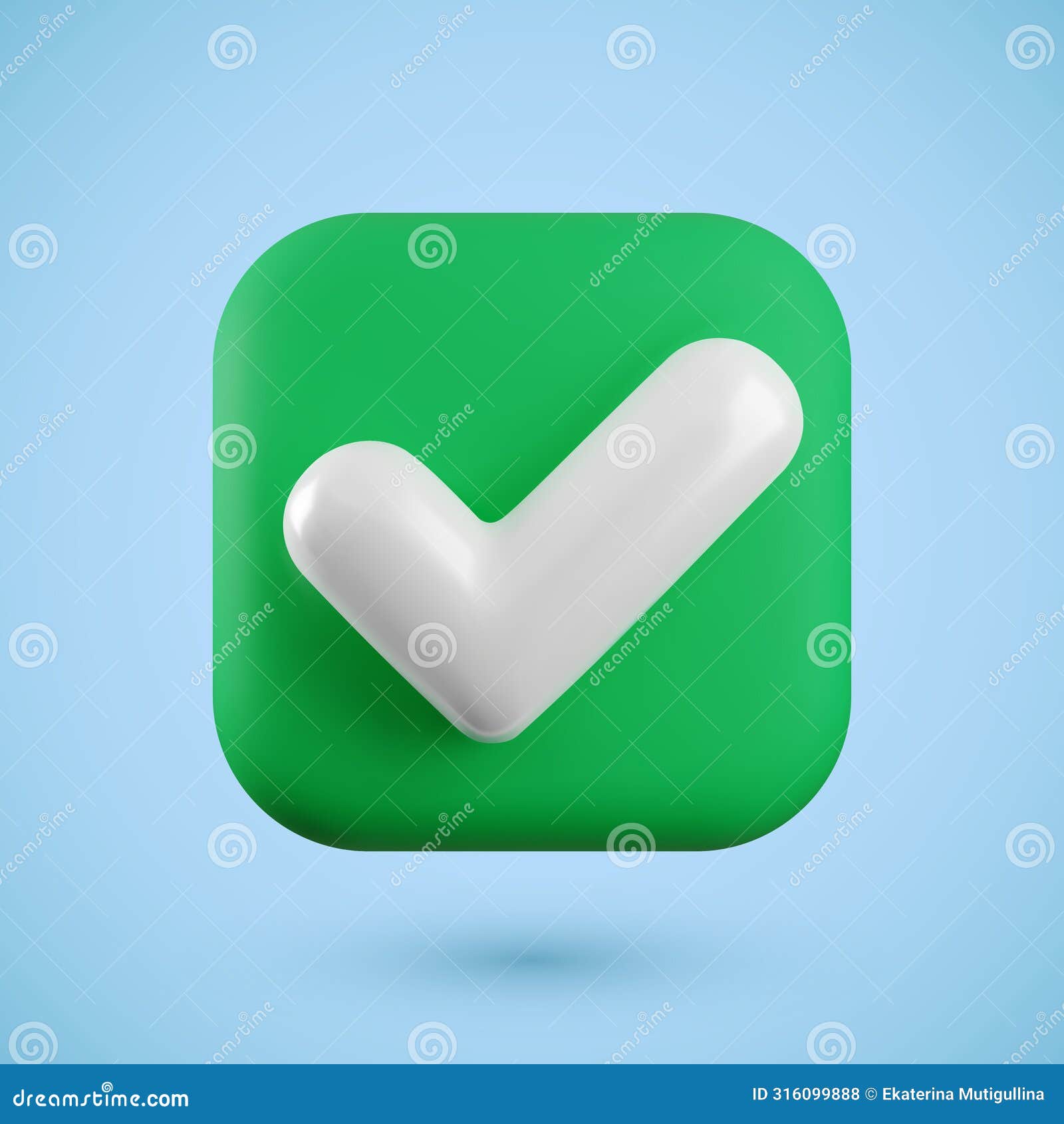 Vector 3d Check Mark Realistic Icon. Trendy Plastic Checkmark Concept ...