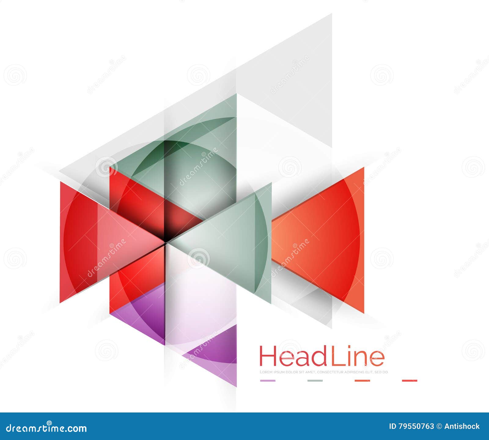 Vector 3d Geometric Abstract Background Stock Vector - Illustration of ...