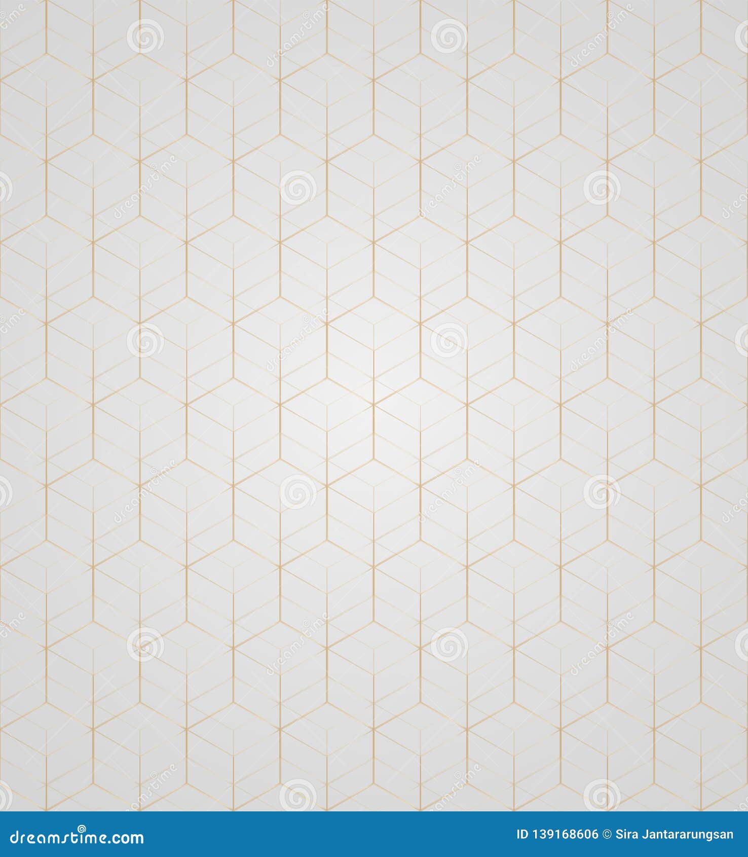 Vector 3D Gold Geometric Square Gray Background Seamless Pattern Stock ...