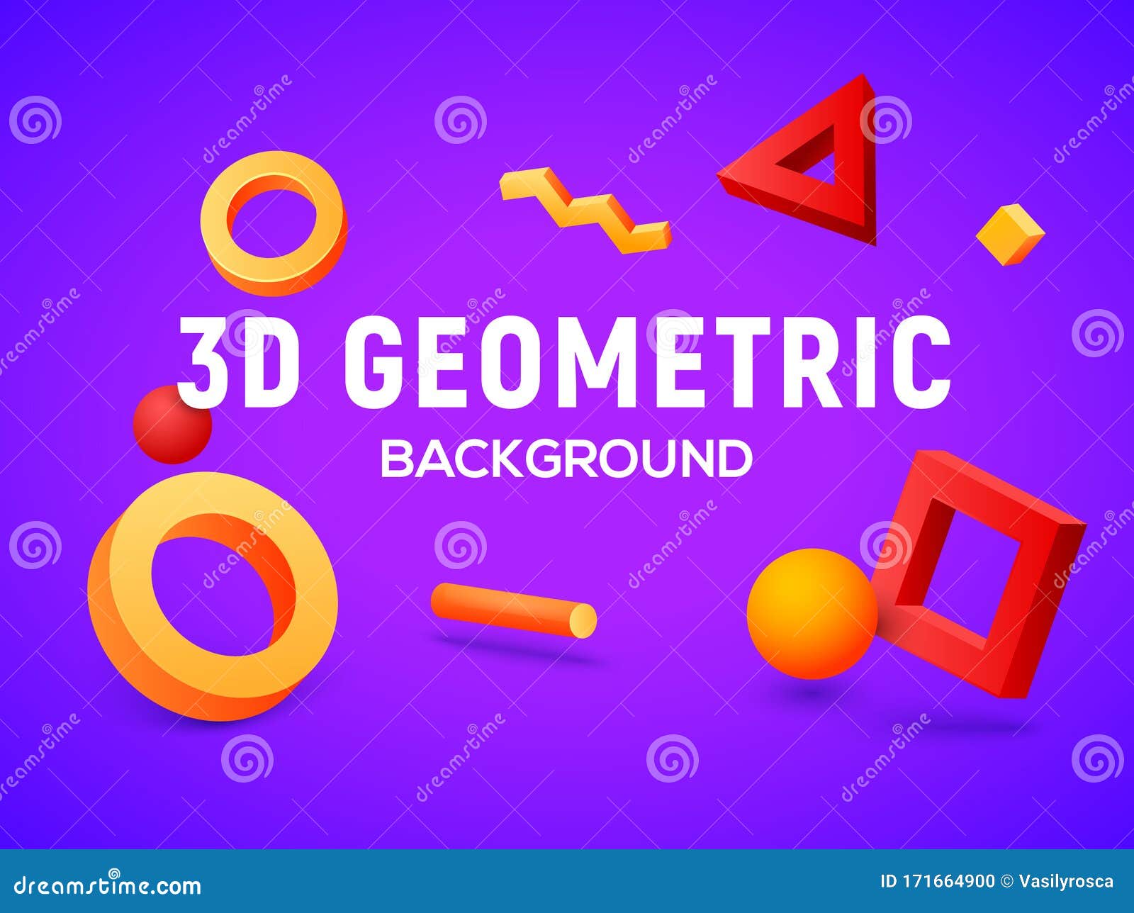 Vector 3d Graphic Motion Design Backdrop Dynamic Shape Minimal ...