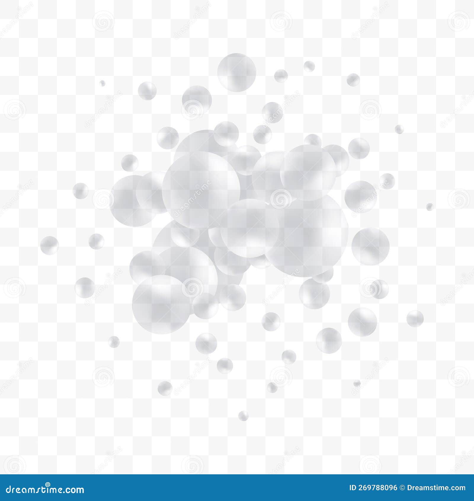 Vector 3d Gray Balloons. Abstract Illustration. Eps 10 Stock ...