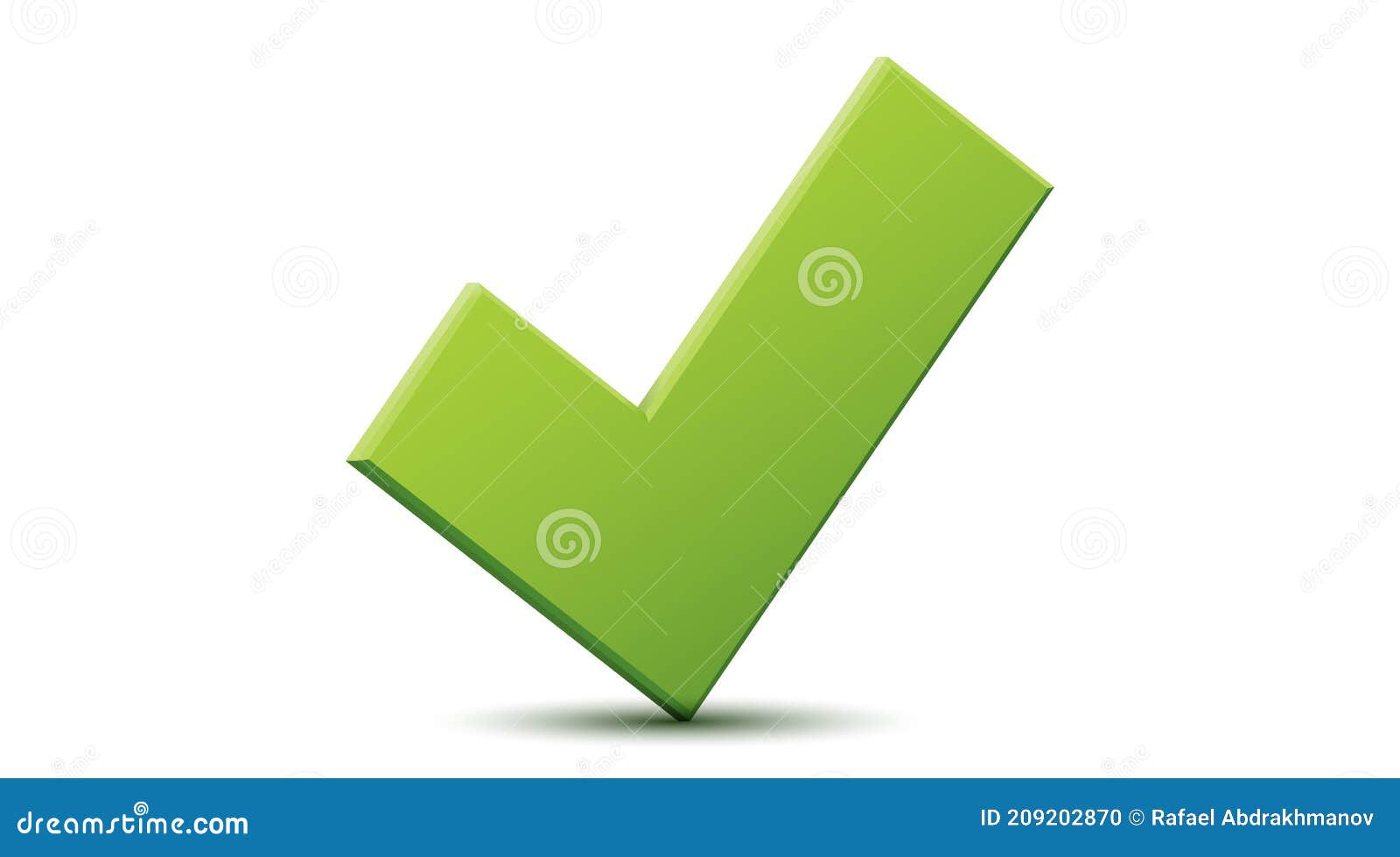Vector 3d Green Checklist Checkmark Icon. Correct Check Mark Answer ...