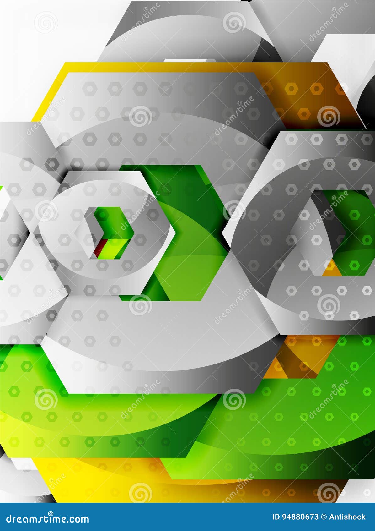 Vector 3d Hexagon Background Stock Vector - Illustration of graphic ...