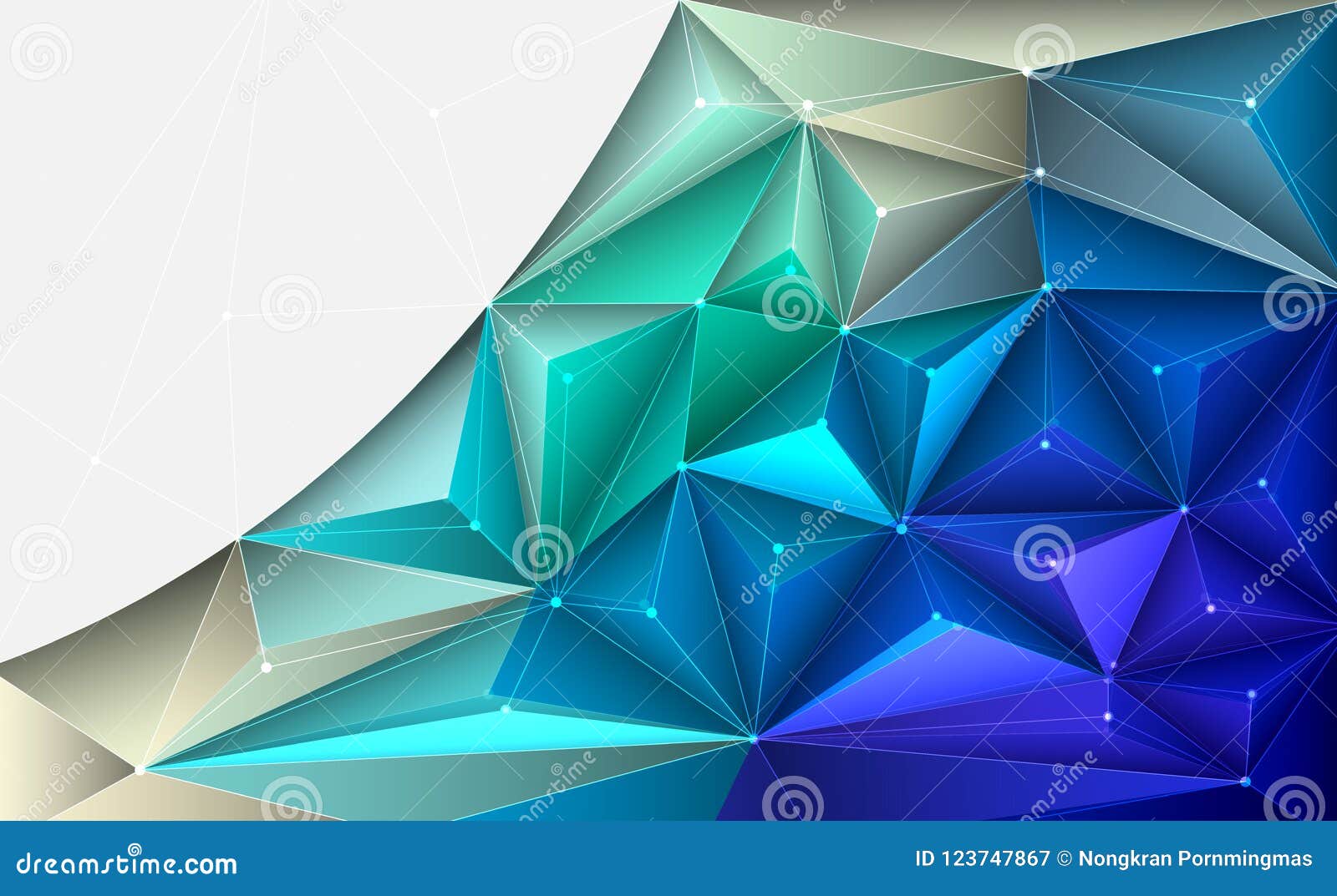 Vector 3D Illustration Geometric, Polygon, Line, Triangle Pattern Shape ...