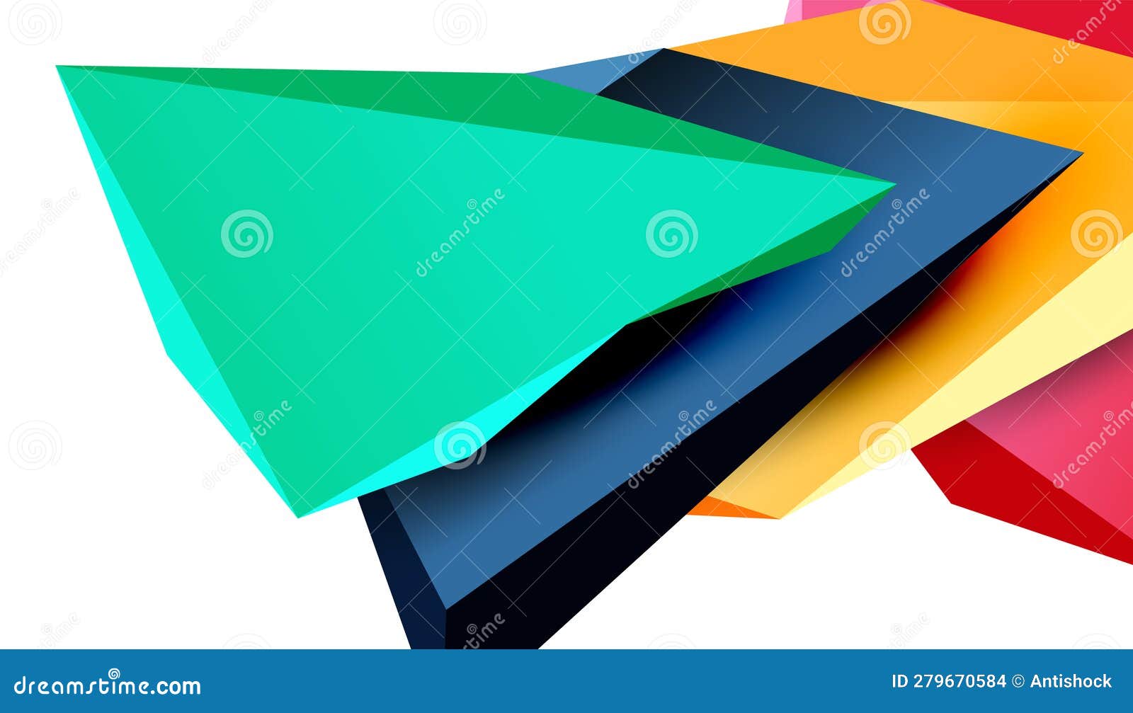 Vibrant Geometric Abstract Background Design Stock Illustration ...