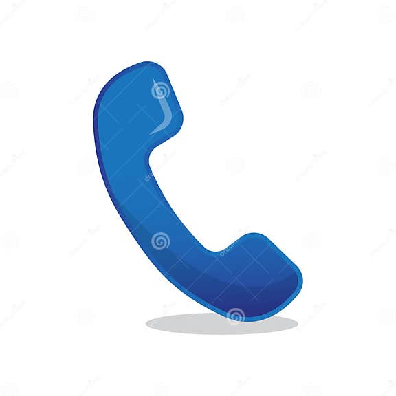 Vector 2d phone icon stock vector. Illustration of communication ...