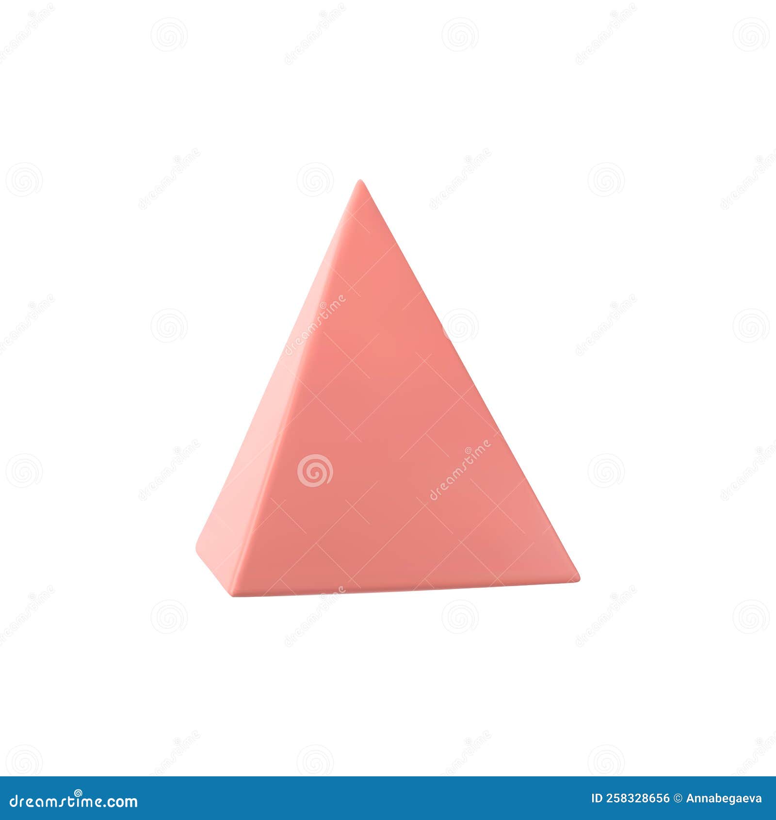 Vector 3d Pyramid. Realistic 3d Object Stock Vector - Illustration of ...
