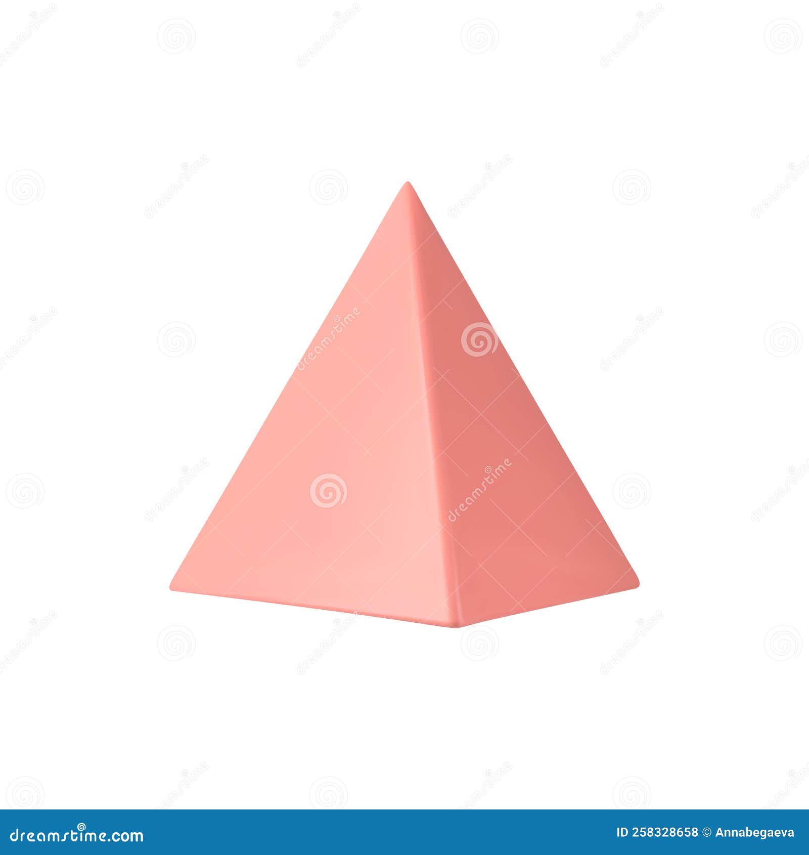 Vector 3d Pyramid. Realistic 3d Object Stock Vector - Illustration of ...