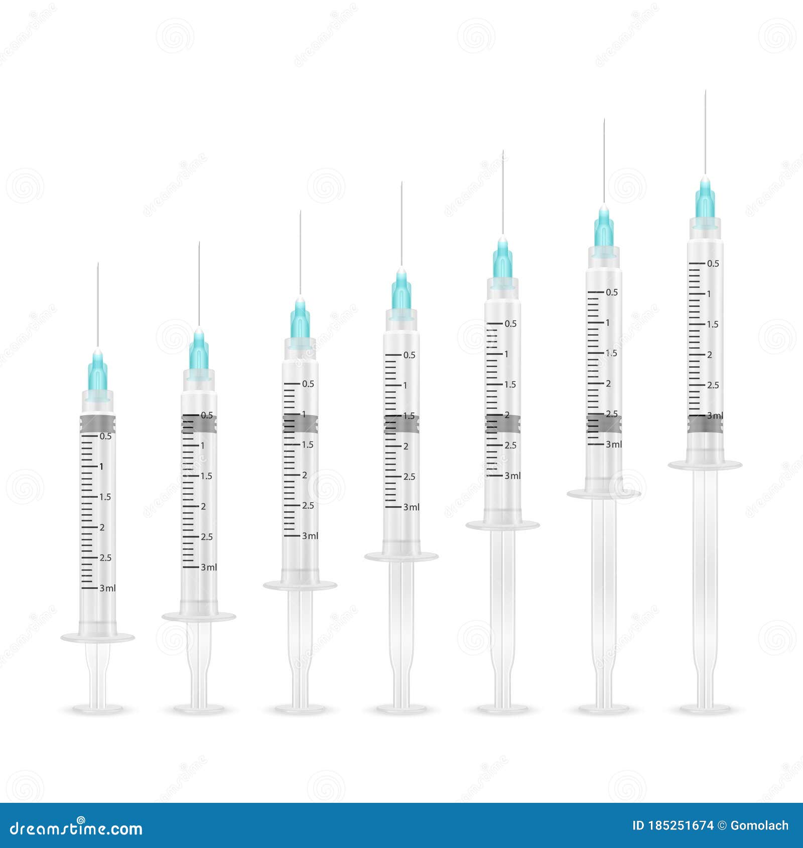Empty Syringe, Silhouette Cartoon Vector | CartoonDealer.com #274912059