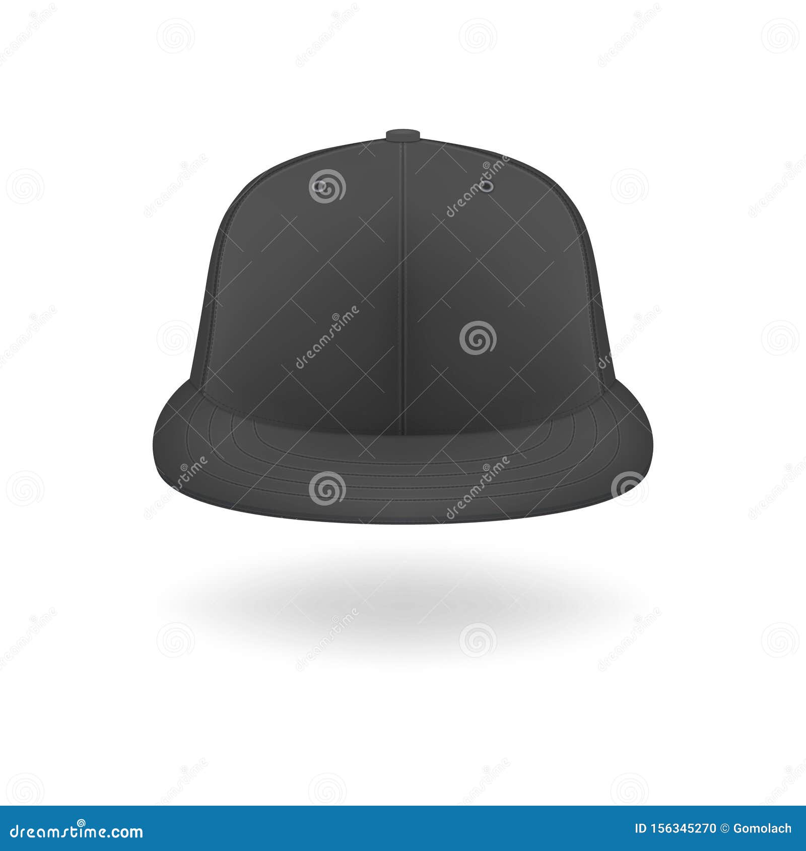 Vector Set Of Snapback Store Labels In Vintage Style. Flat Cap Hats ...