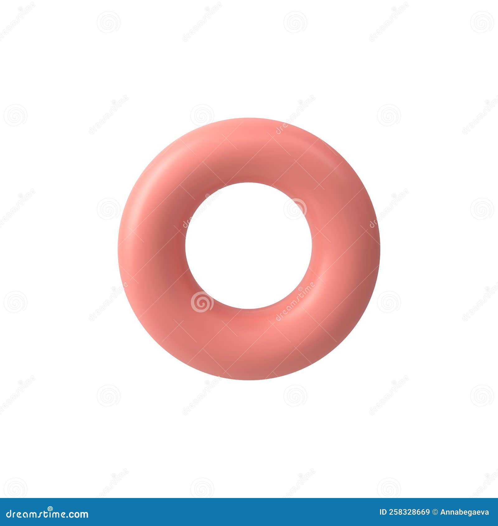 Vector 3d Torus Shape. Realistic 3d Object Stock Vector - Illustration ...