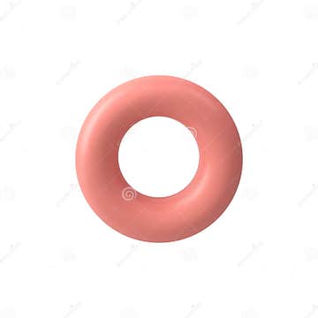 Vector 3d Torus Shape. Realistic 3d Object Stock Vector - Illustration ...