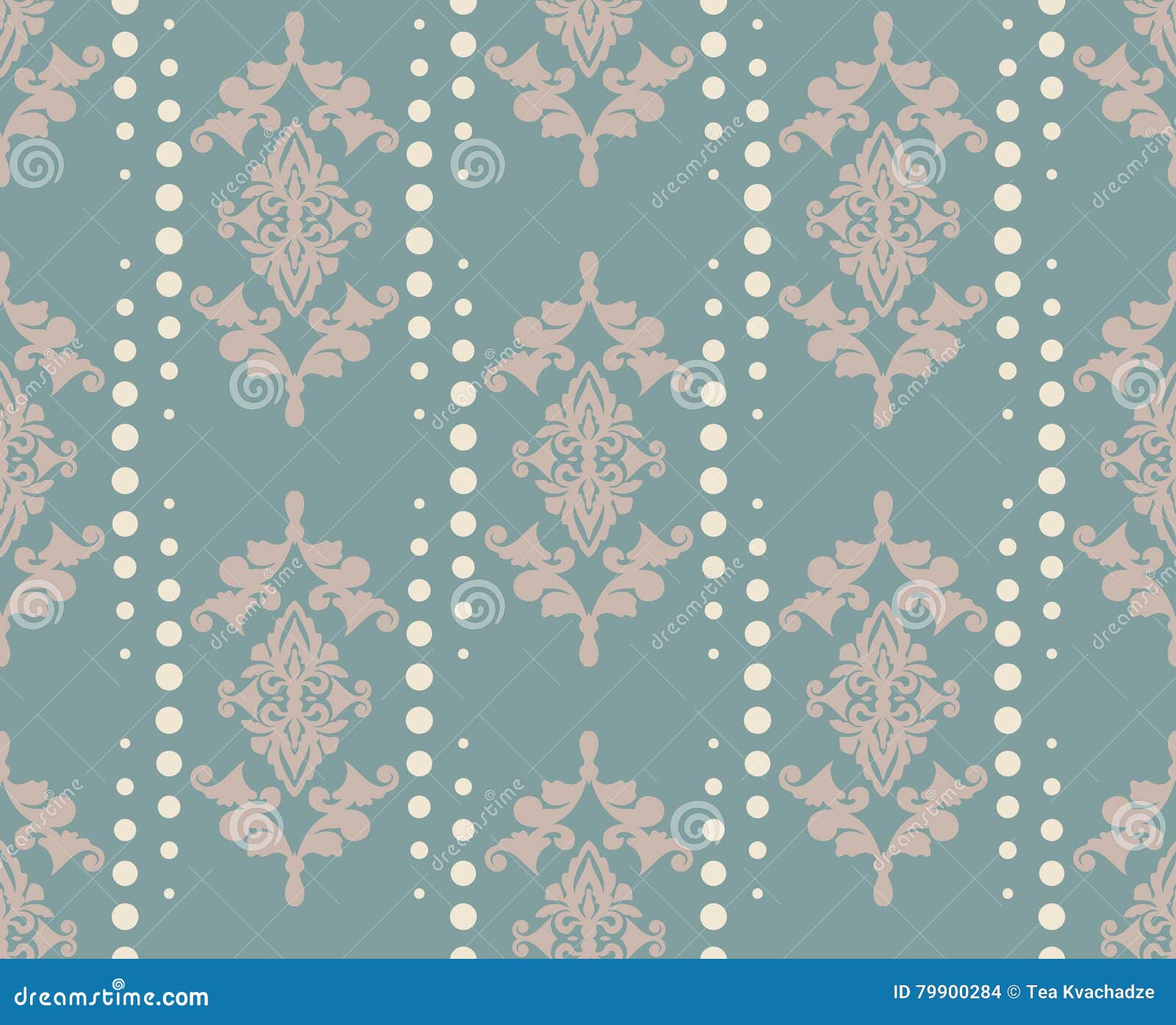Vector Damask Pattern Ornament. Elegant Luxury Texture For Textile ...