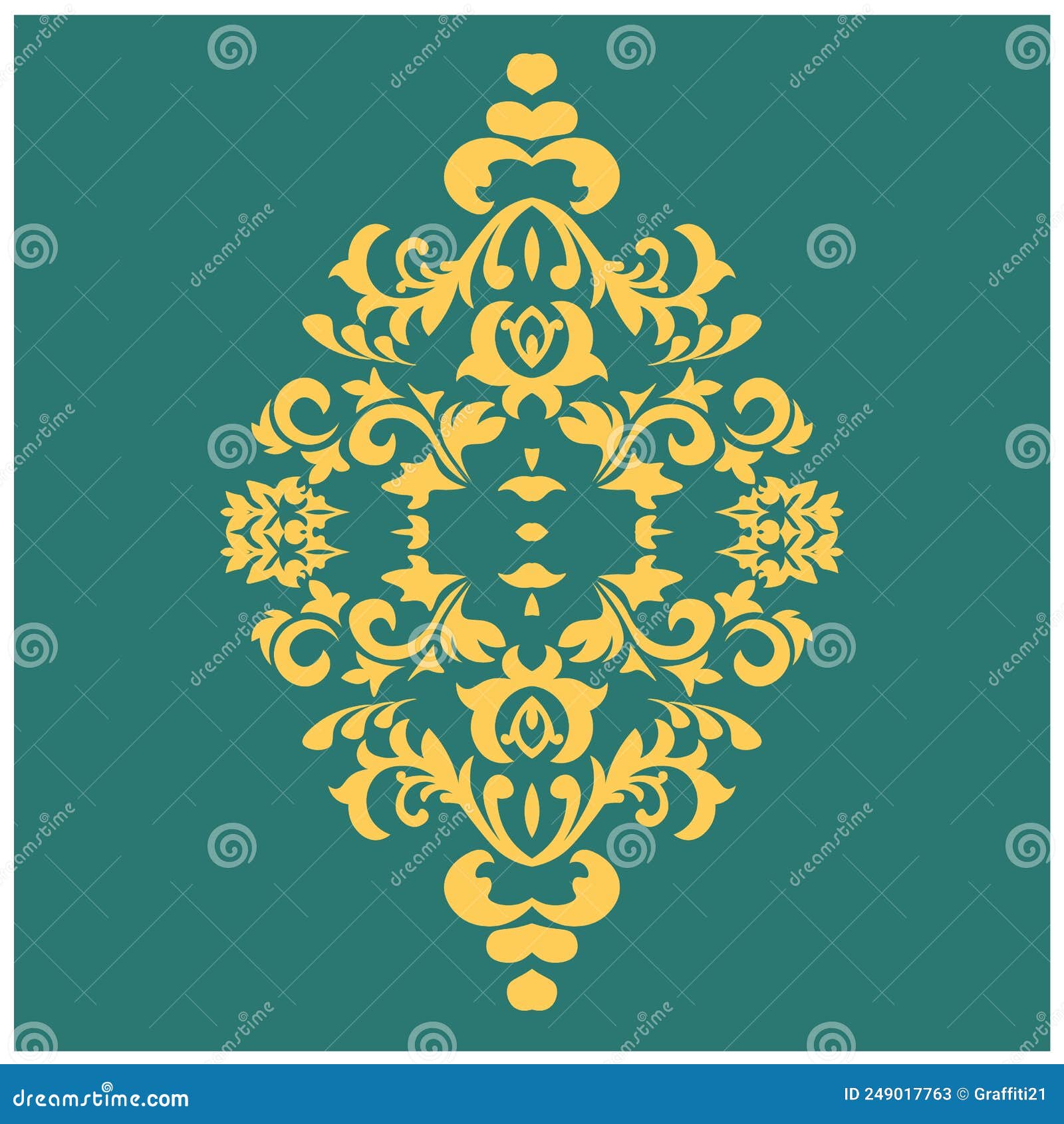 Vector Damask Patterns for Greeting Cards and Wedding Invitations ...