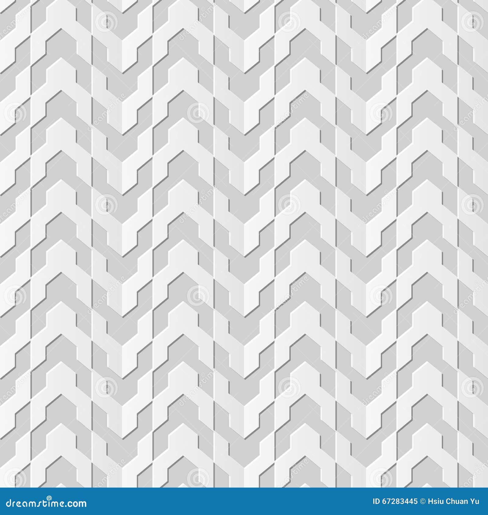 Vector Damask Seamless 3D Paper Art Pattern Background 122 Arrow ...